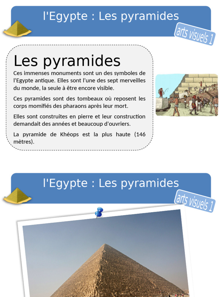 Pyramides d'Égypte : Symboles et Histoires | PDF