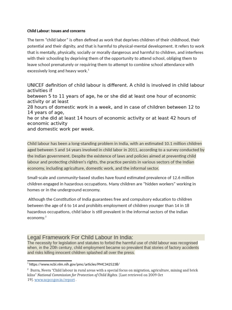 Child Labour Shrutii | PDF