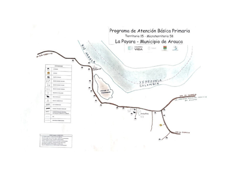 Mapa Vereda La Payara Arauca Arauca | PDF