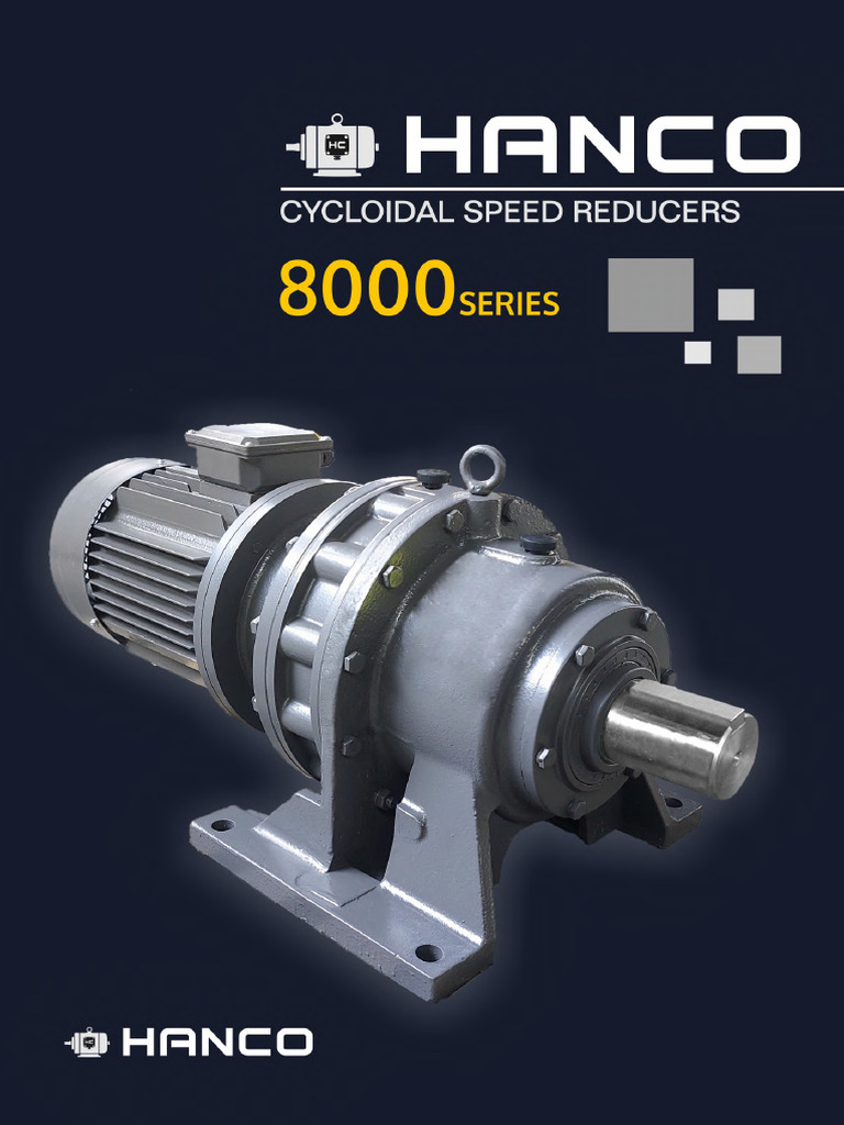 Hanco Cycloidal Reducer | PDF