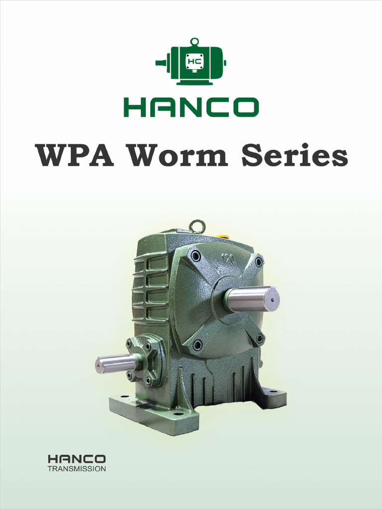 Hanco Worm Gear Brosur | PDF