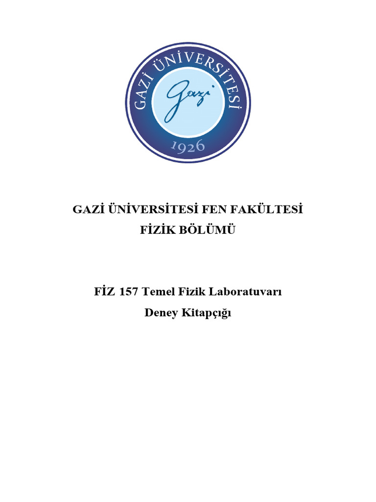 Fiz 255 Fizik Laboratuvari Matematik | PDF