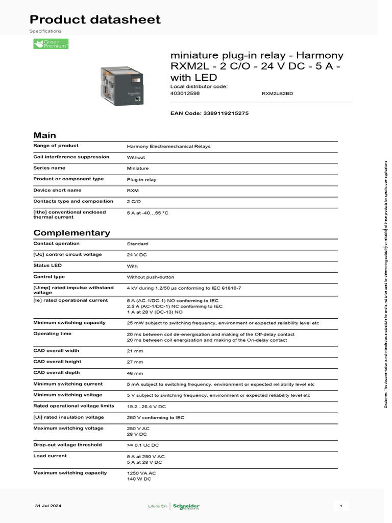 RXM2LB2BD | PDF