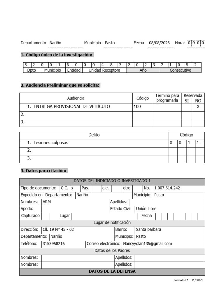 FORMATO SOLICITUD DEVOLUCION AUTOmotor | PDF