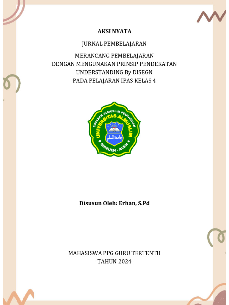 ERHAN, S.PD (JURNAL 1) | PDF | Pedagogy | Career & Growth