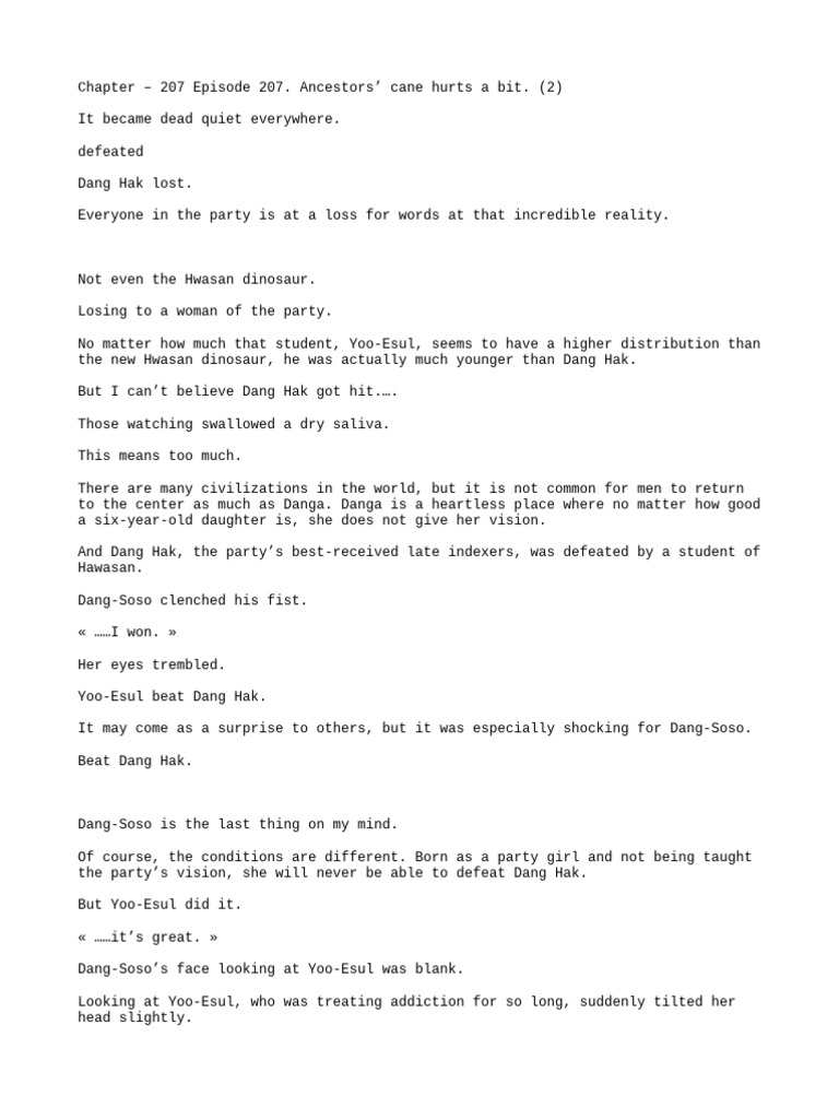 The Return of The Mount Hua - 0207 | PDF