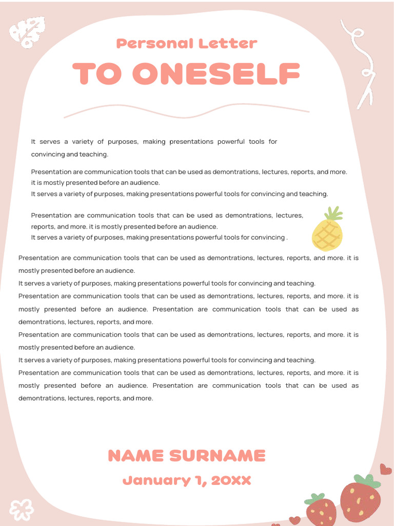 Personal Letter | PDF
