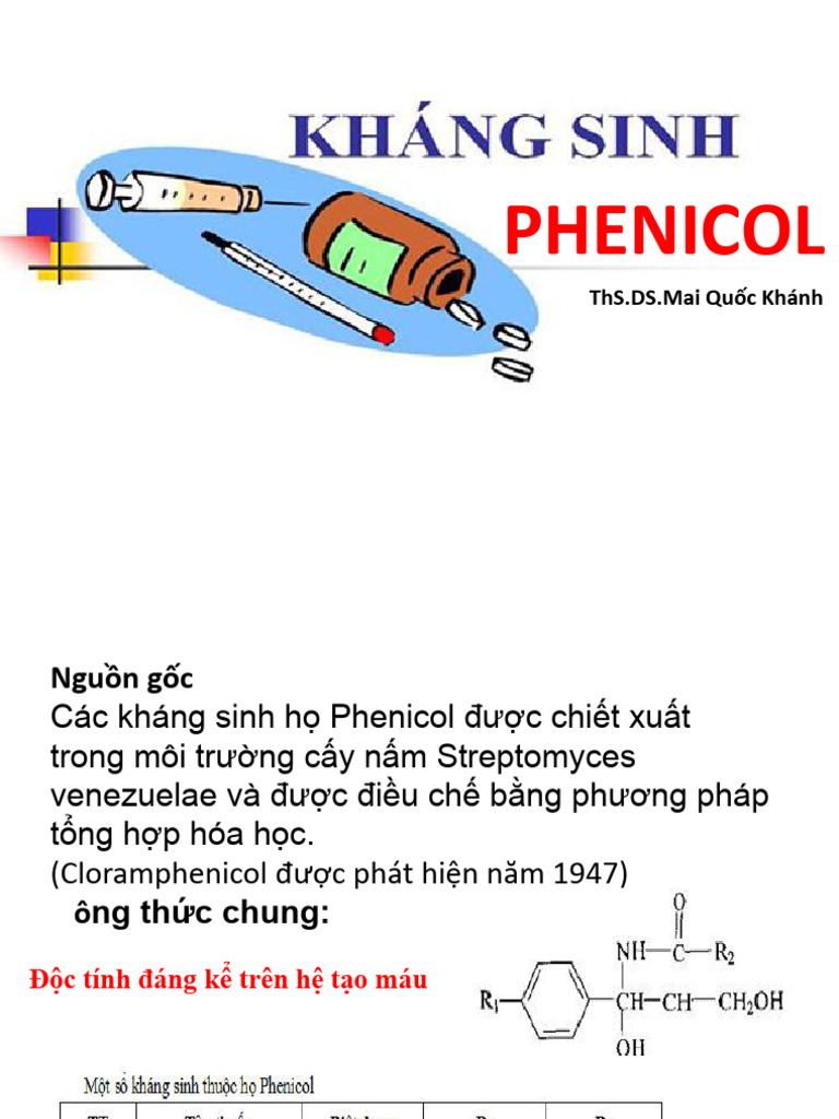 Kháng Sinh Họ Phenicol | PDF