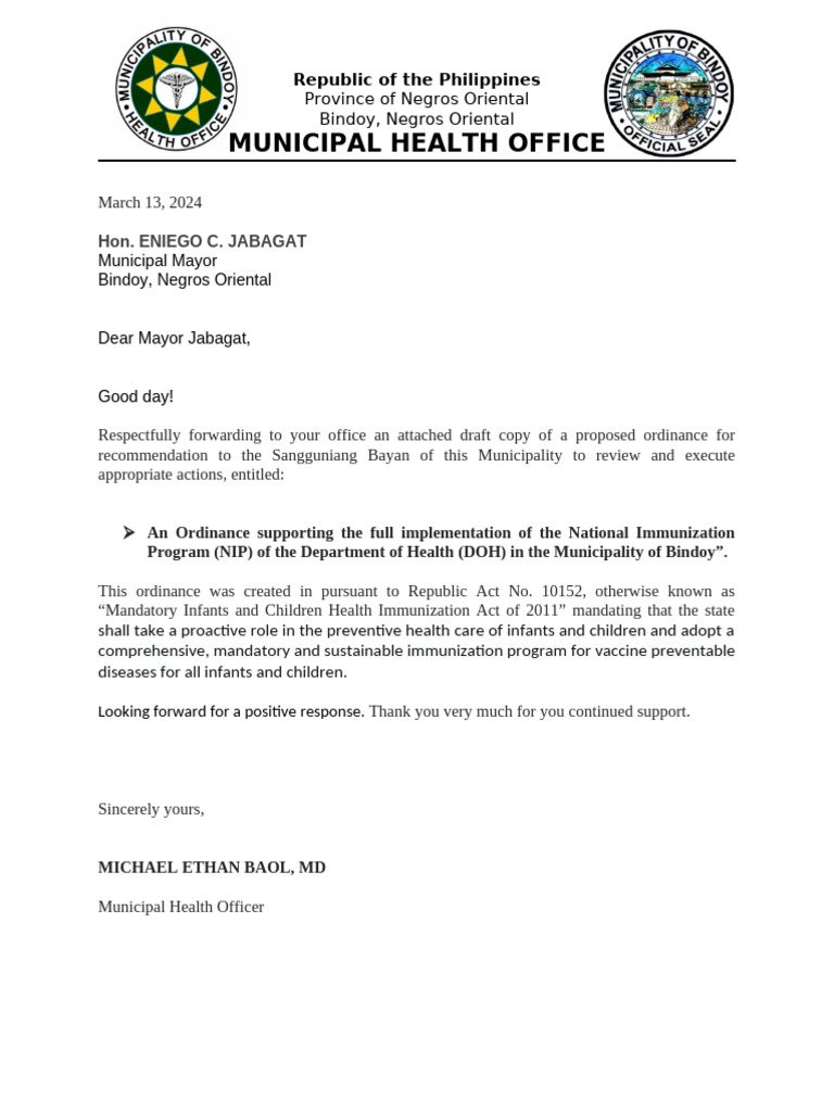 Endorsement Letter To LCE | PDF