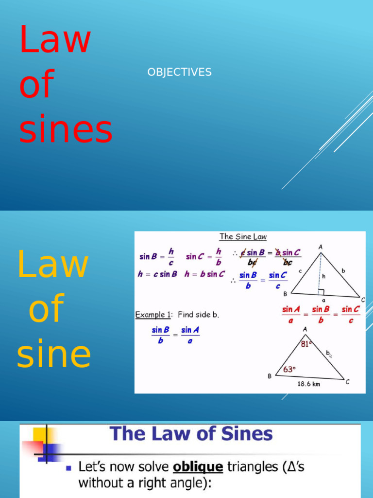 Law of Sine 2 | PDF