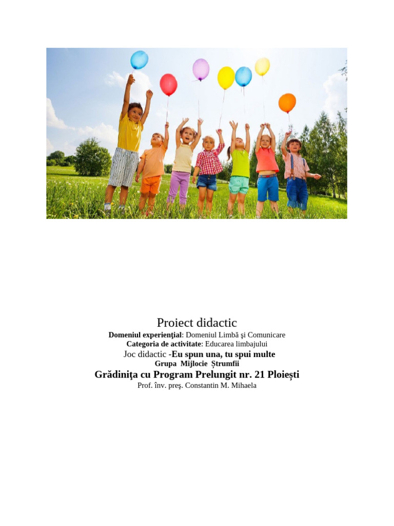 Proiect de Editat | PDF