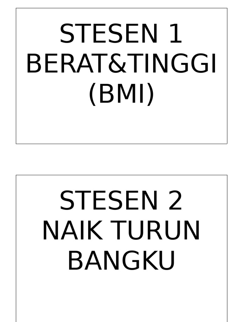 Tagging Stesen Segak | PDF