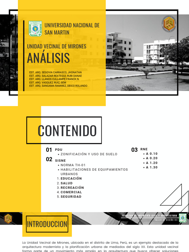 Unidad Vecinal Mirones | PDF