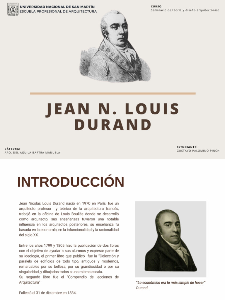 Jean Louis Durand | PDF