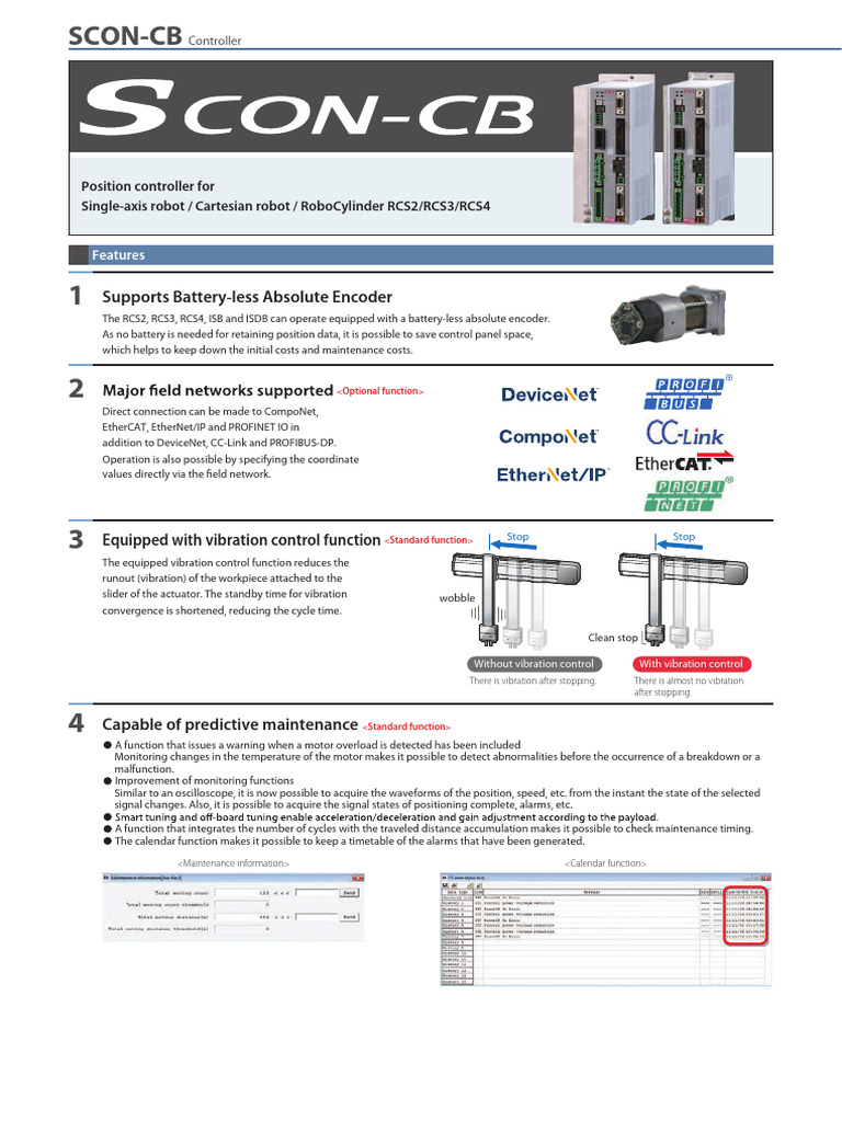 SCON-CB Controller En | PDF