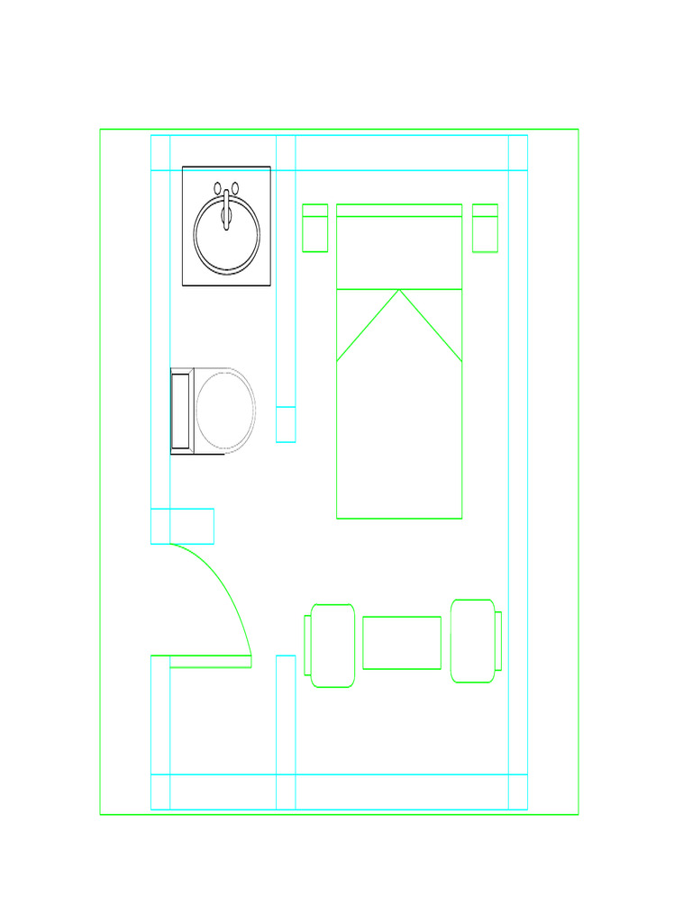 Dibujo 2d de Una Habitacion | PDF