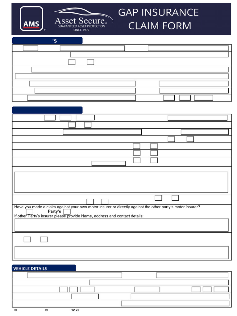 AMS-Claim-FAL-32863-Form 3 | PDF