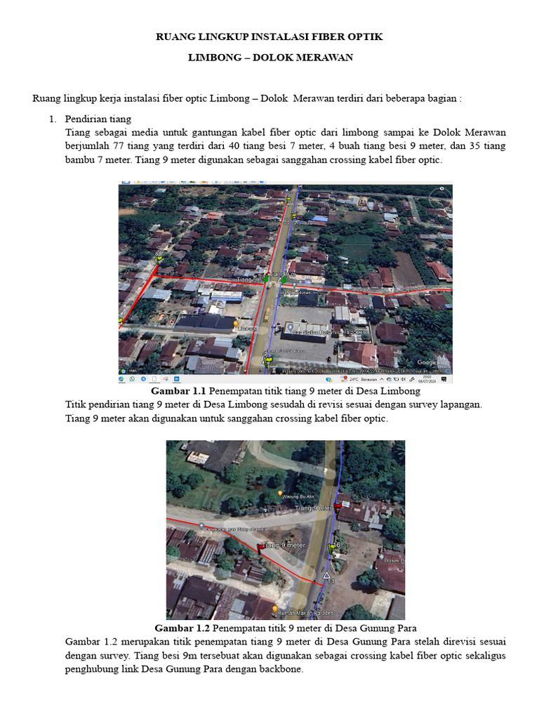 Ruang Lingkup Instalasi Fiber Optik.3 | PDF