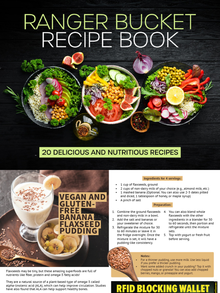 Ranger Bucket Recipe Ebook | PDF