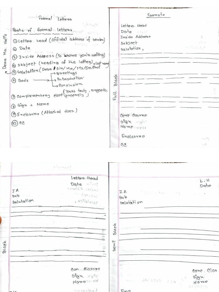 Letter Writing | PDF