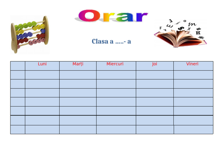Orar Necompletat | PDF