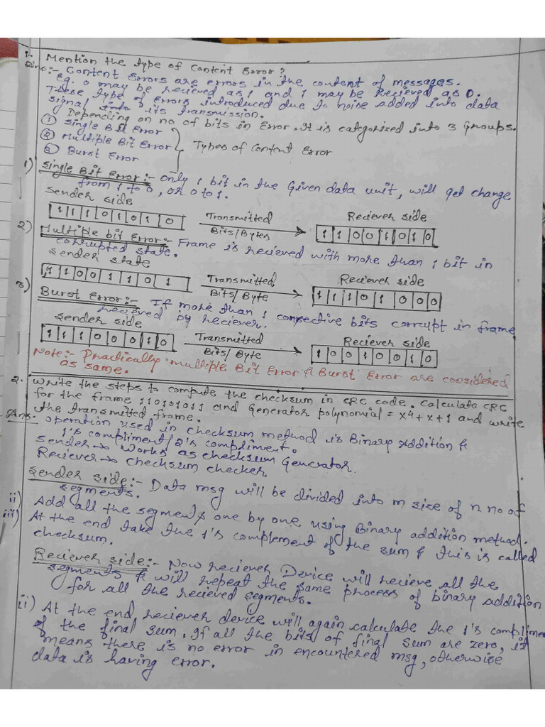 Computer Networks (Assignment-01) | PDF