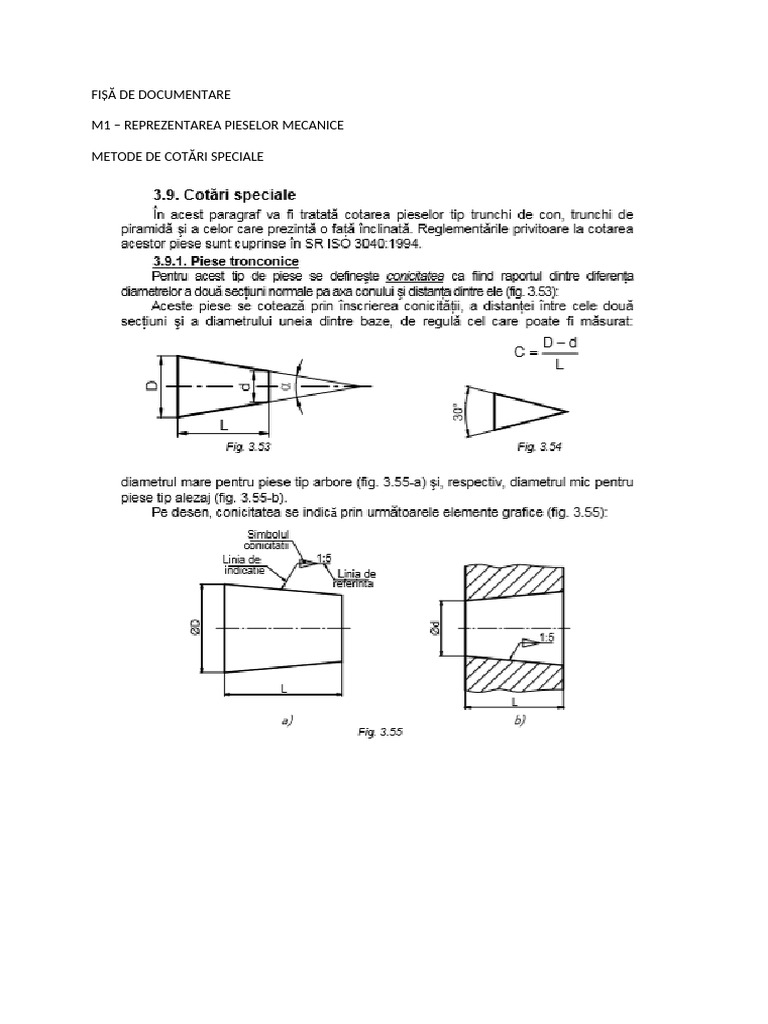 Fisa de documentare M1 COTARI SPECIALE | PDF