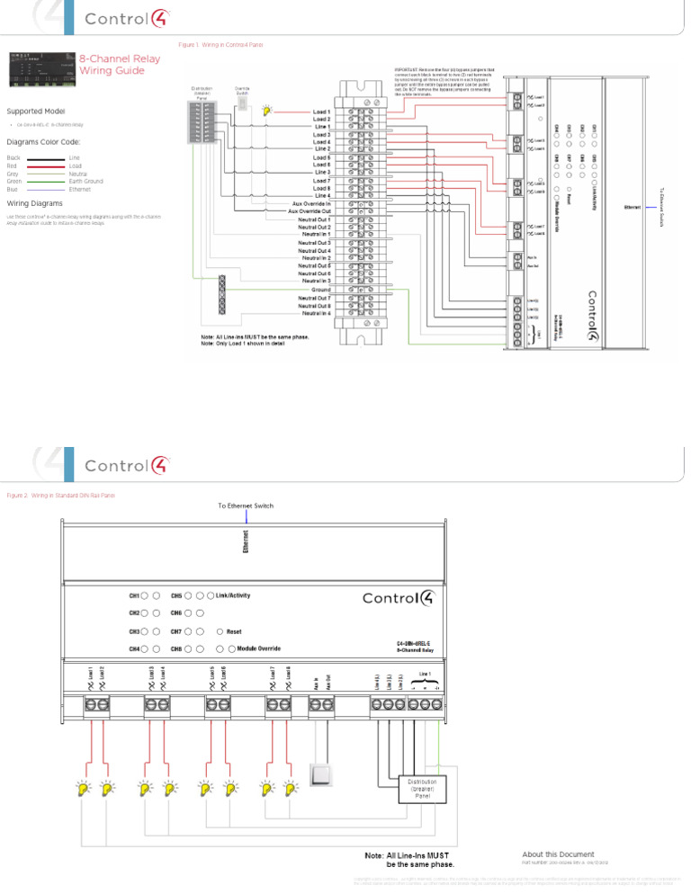 8 Channel Relay Wiring Guide Rev A | PDF