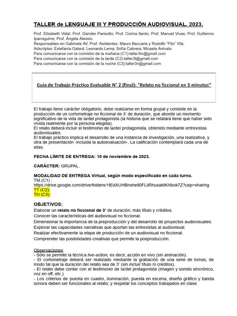 2023 GUÍA TP Final | PDF