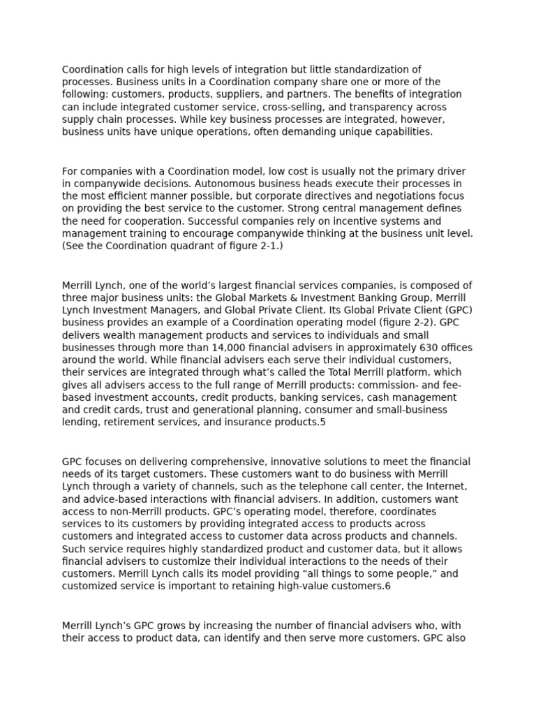 Enterprise Architecture for a Coordination Model | PDF