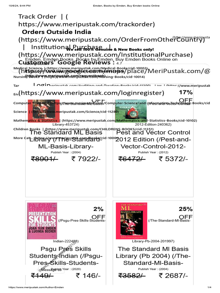 Emden, Books by Emden, Buy Emden Books Online | PDF