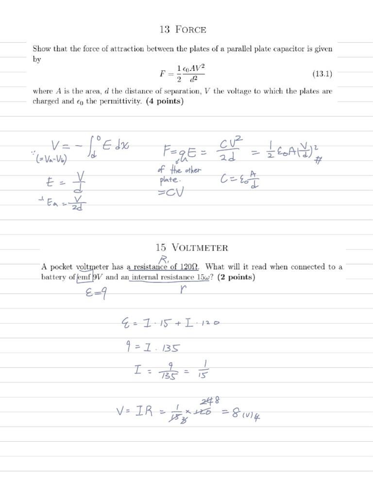 Phys (2) - Hw4 | PDF