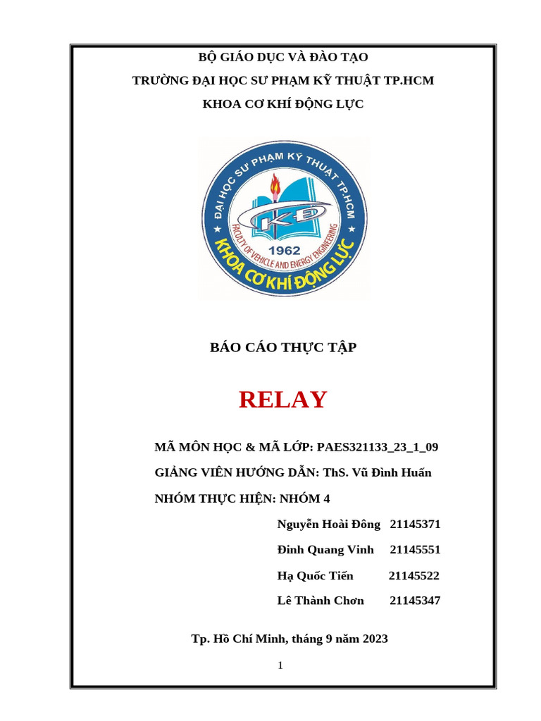 BCTT Relay Nhóm-4 | PDF