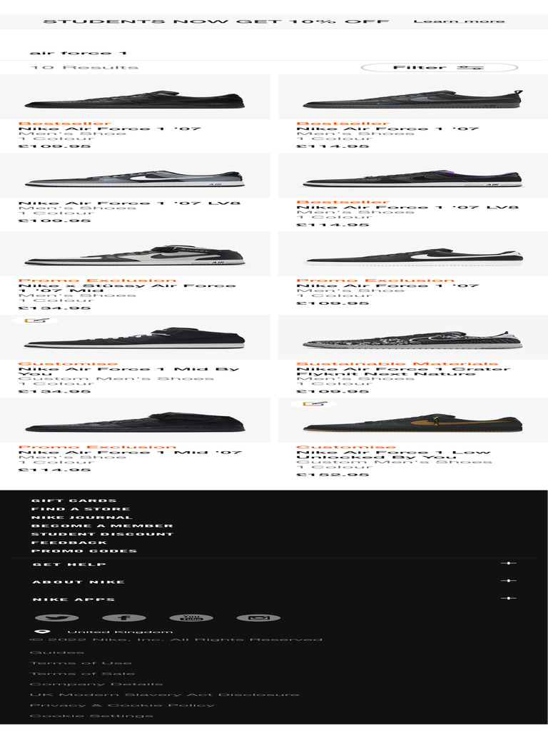 Products. Nike GB | PDF