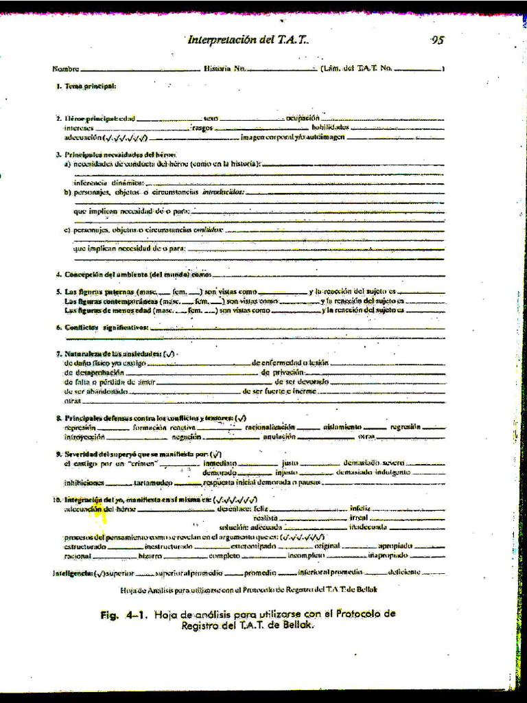 Protocolo Tat Bellak | PDF