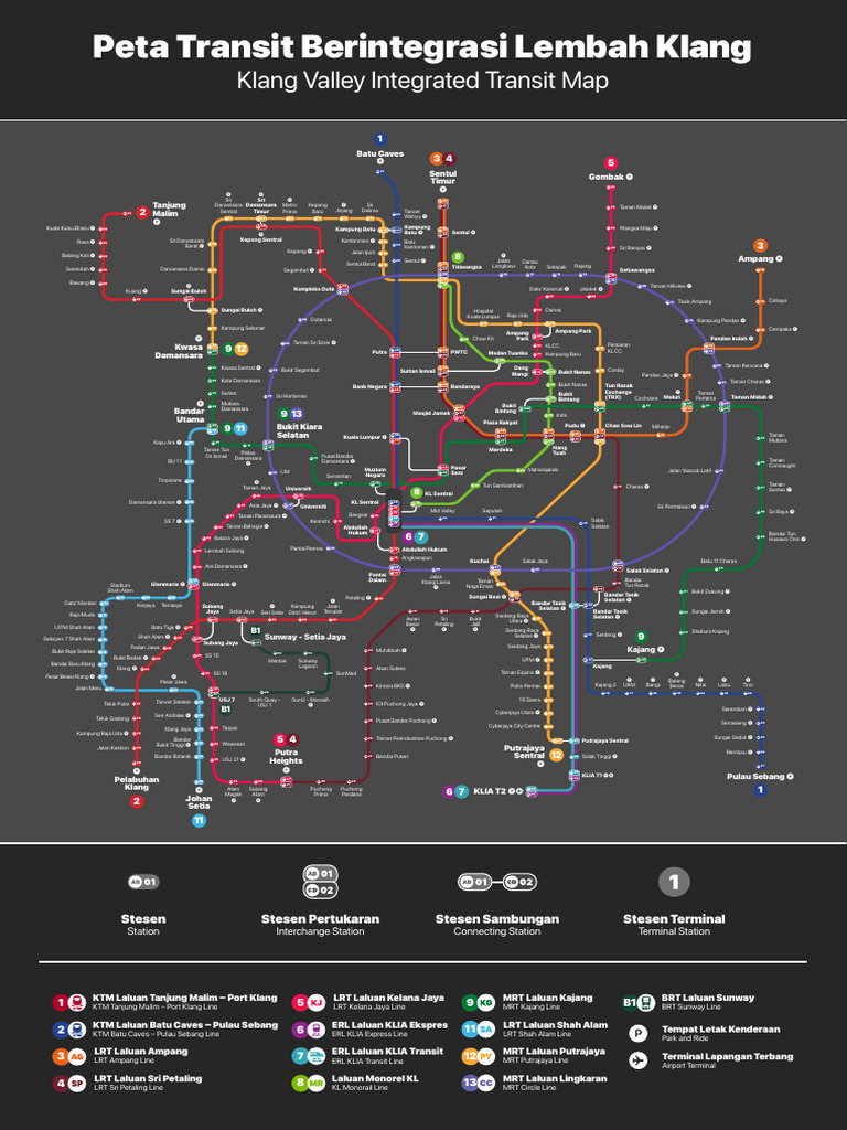 Klang Valley Integrated Transit Map | PDF