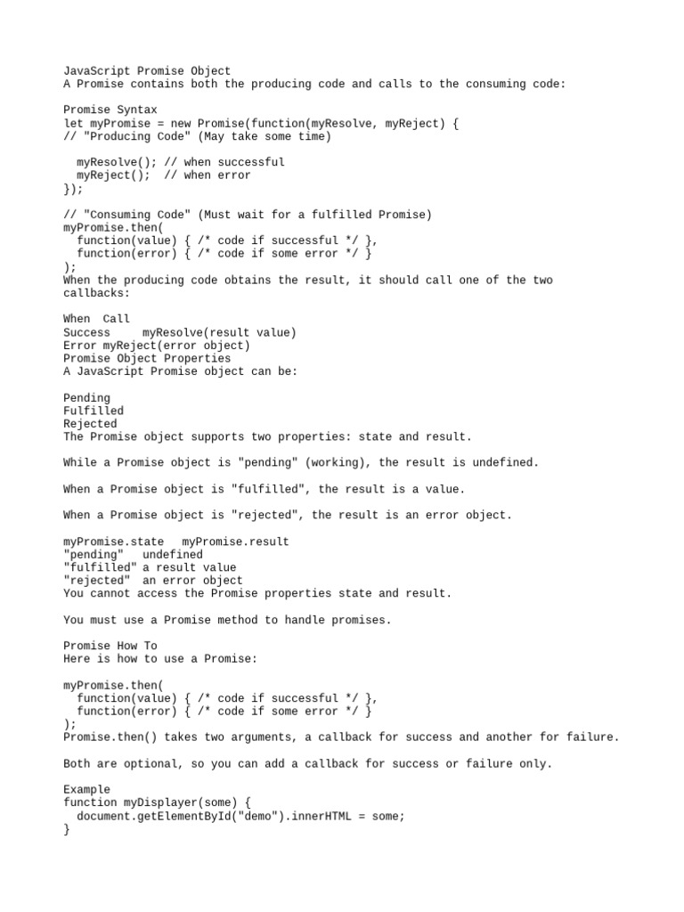 JSON Notes 1 | PDF