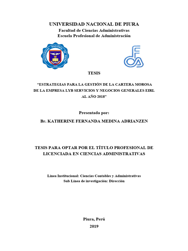 Informe FINAL - Post Sustentación | PDF