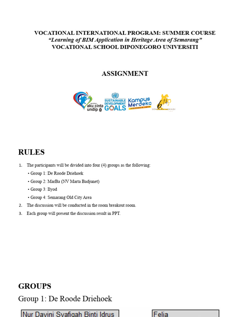 Summer Course Assignment | PDF