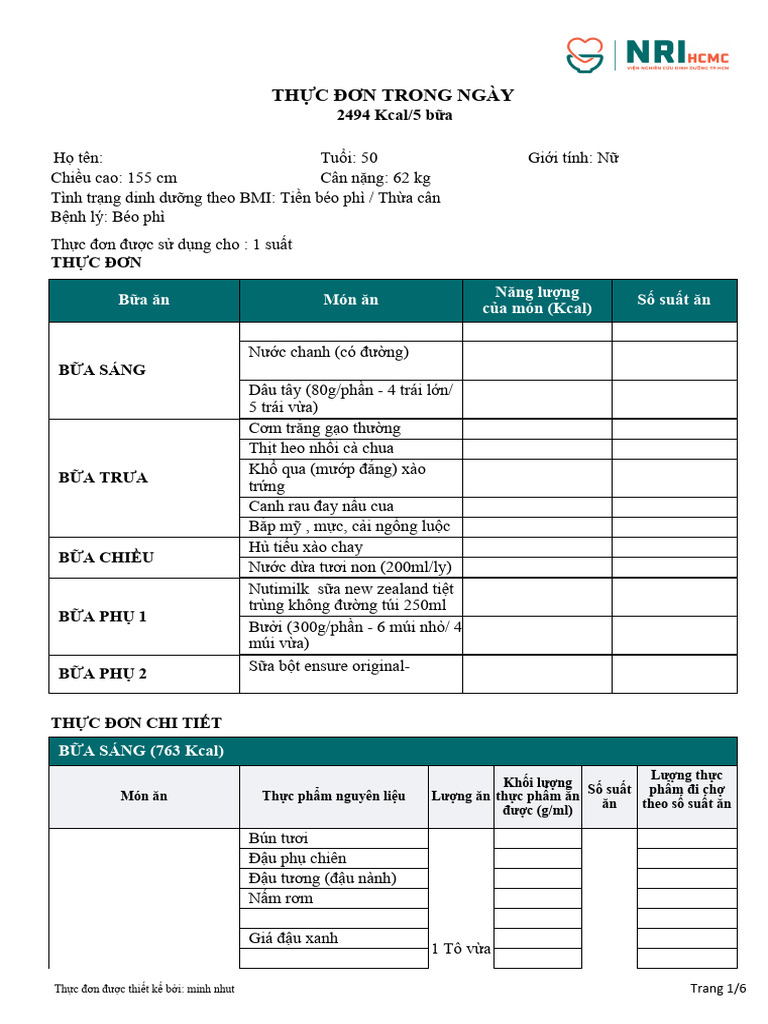 TH C Đơn Trong Ngày: Minh Nhut | PDF