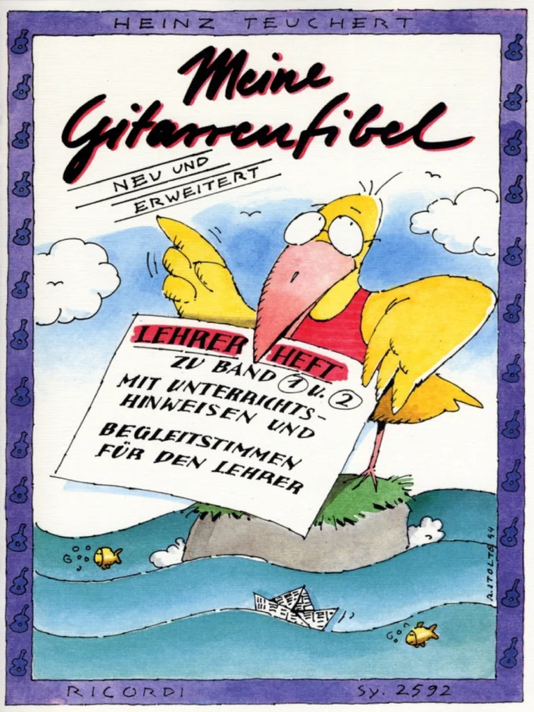 Heinz Teuchert - Meine Gitarrenfibel Lehrerheft Zu Band 1 Und Band 2 | PDF