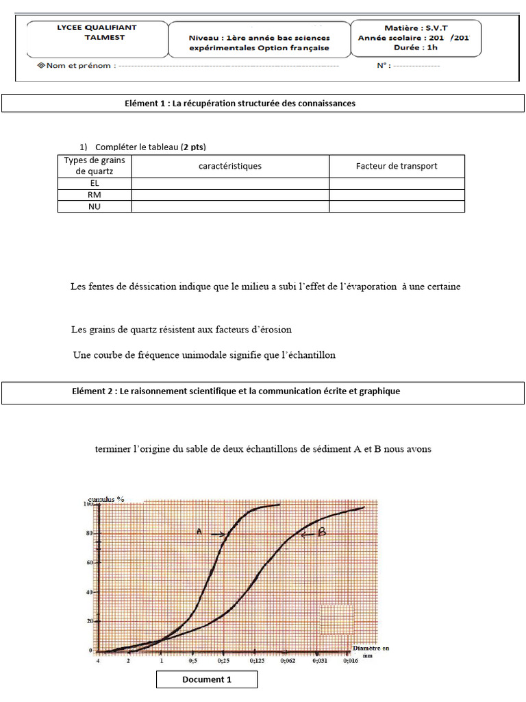 Examen N 1 | PDF