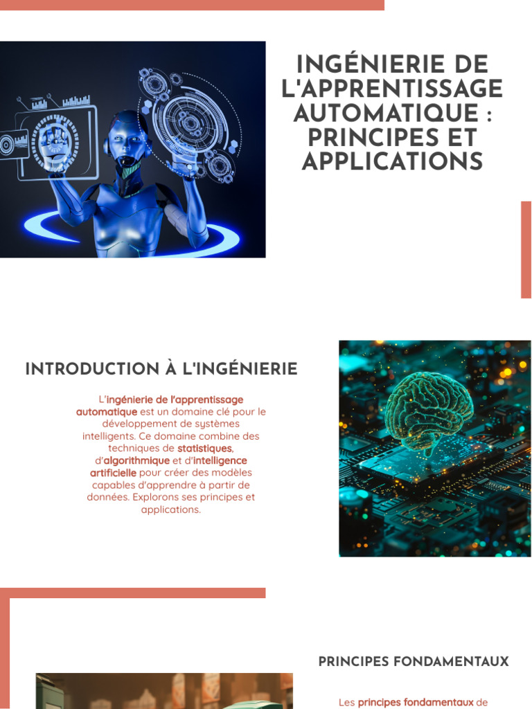 Slidesgo Ingenierie de Lapprentissage Automatique Principes Et ...