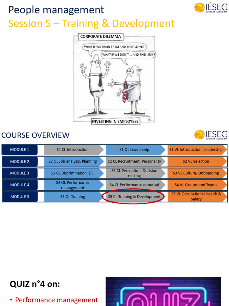 S5 CL Training Development | PDF