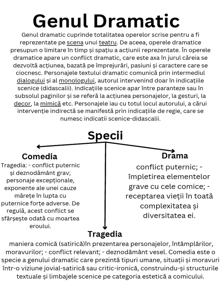 Genul Dramatic | PDF
