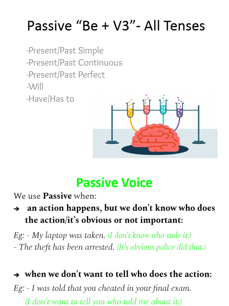 Grammar - Passive Voices | PDF