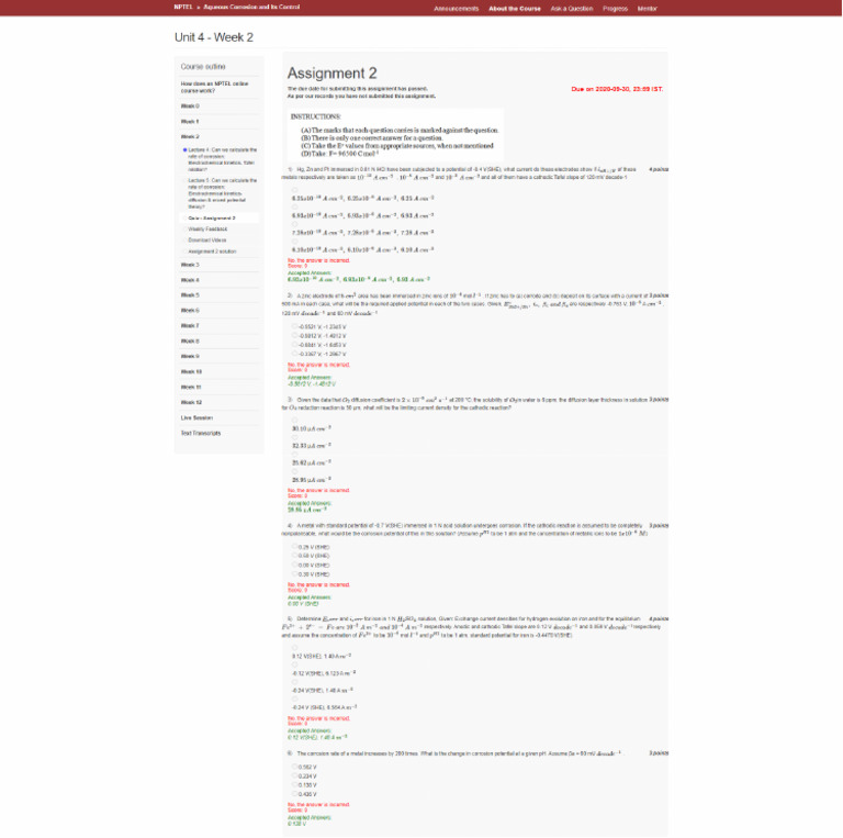 Noc20 Mm24 Assignment Week 2 | PDF