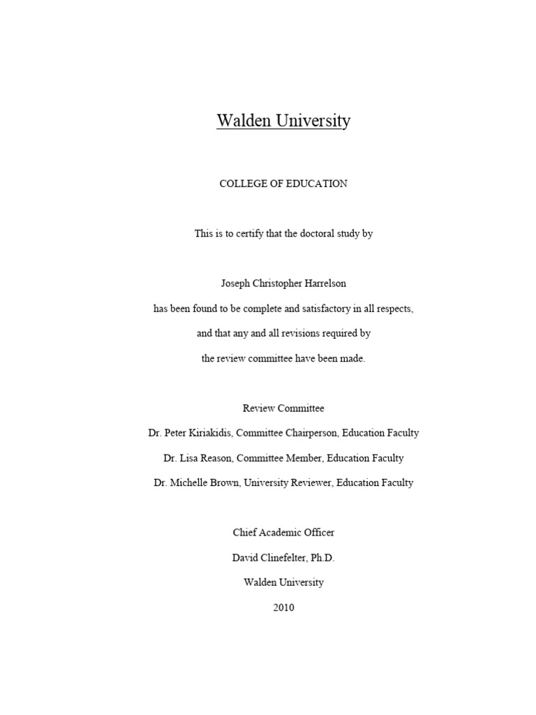 Preview: Walden University | PDF