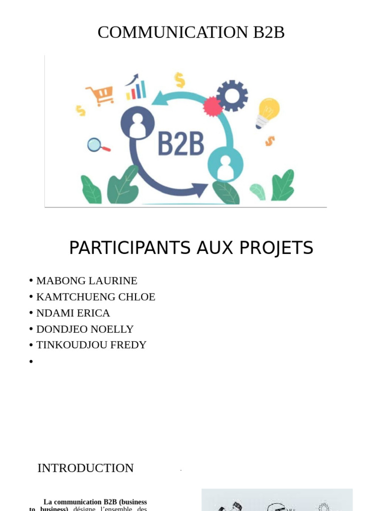 COMMUNICATION B2B [Enregistrement Automatique] | PDF