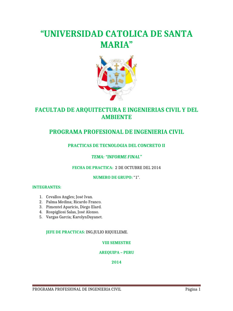 INFORME CORREGIDO | PDF